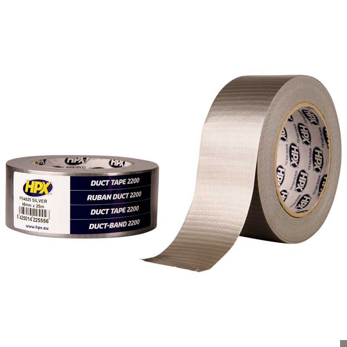 Ruban de conduit adhésif - HPX - Argent - 48mm x 25m - Fort pouvoir ...