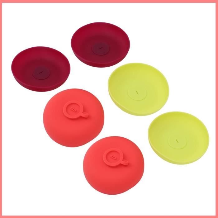 HURRISE Lot de 6 supports pour glace en silicone réutilisables pour ...