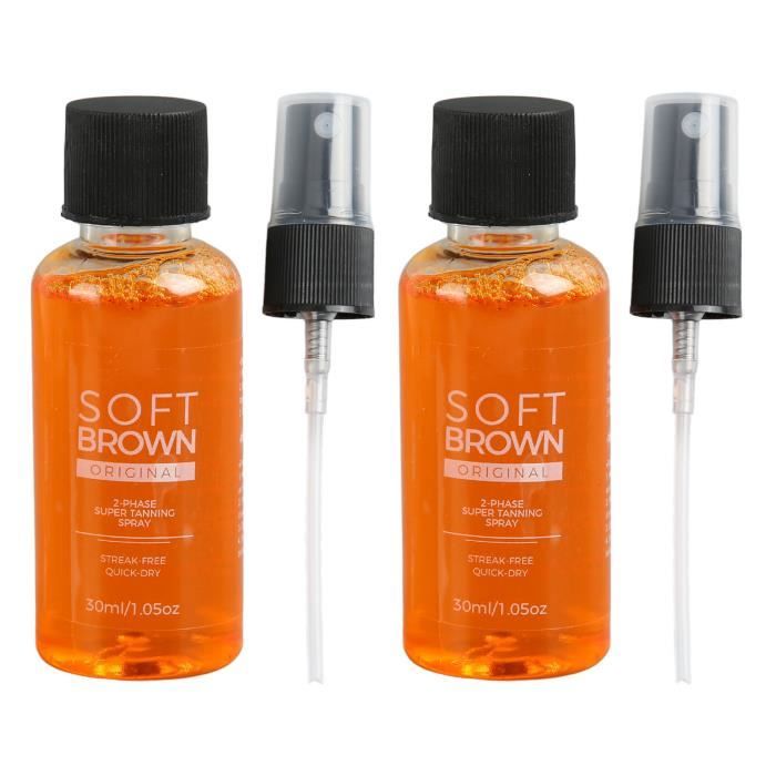 KIMISS Spray autobronzant Lot de 2 sprays autobronzants 3 min à séchage ...