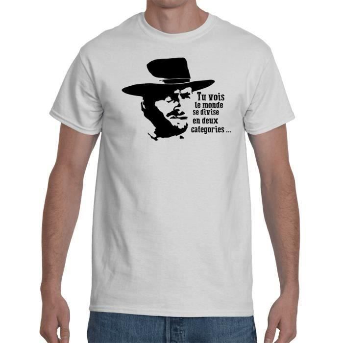 T-shirt Le Bon La Brute et le Truand Citation Noir - Cdiscount Prêt-à ...