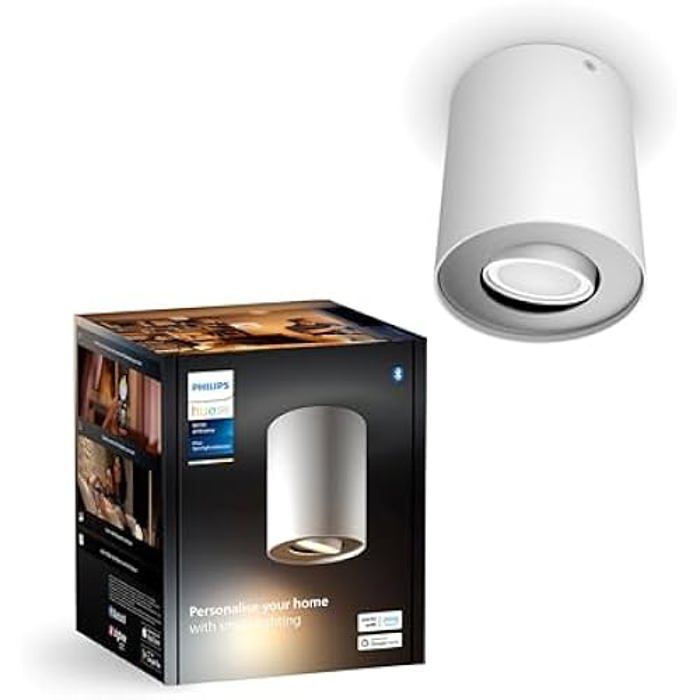 Spot LED - PHILIPS HUE - Ambiance Pillar - Éclairage intelligent ...