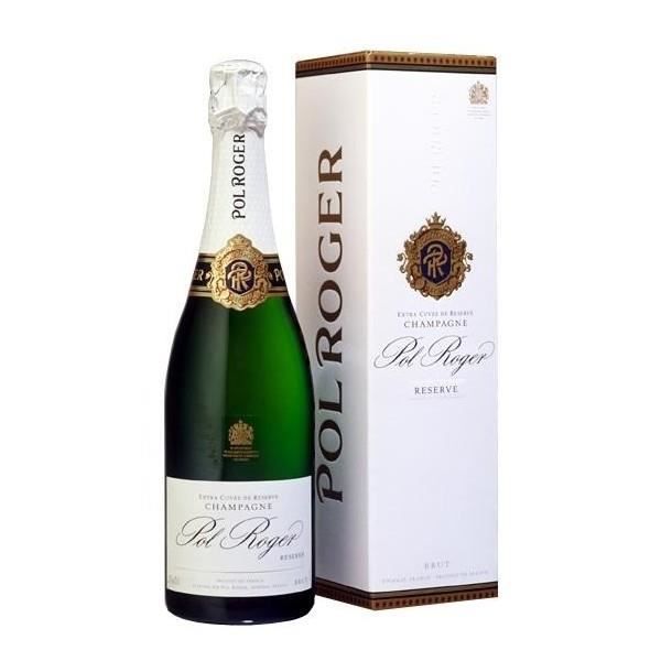 Champagne Pol Roger Pure Brut 75 cl - La cave Cdiscount