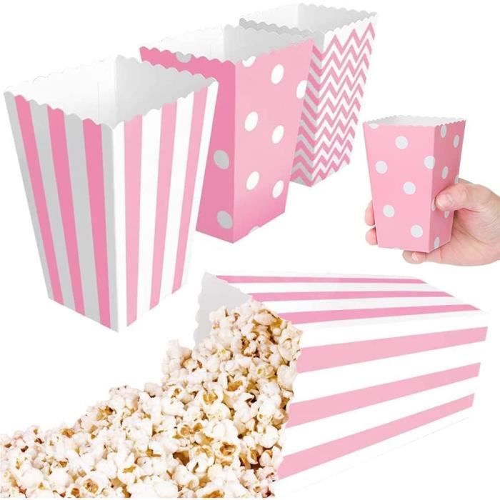 45 Pièces Sacs De Pop-Corn, Boîtes De Popcorn, Cas De Pop-Corn, 3 ...