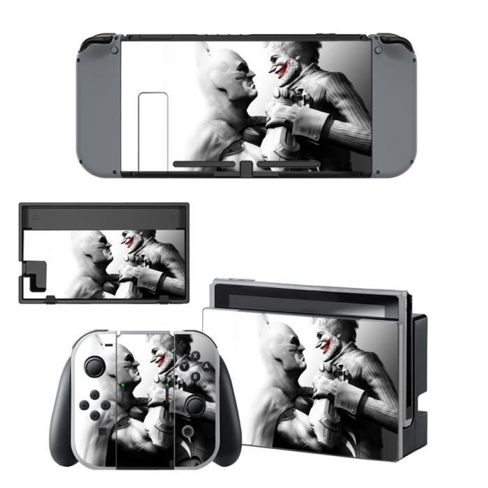 Sticker pour Nintendo Switch, Batman Kit Autocollant Skin Protection ...