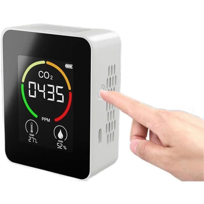 Détecteur de CO2, Moniteur de CO2, Moniteur de dioxyde de Carbone ...