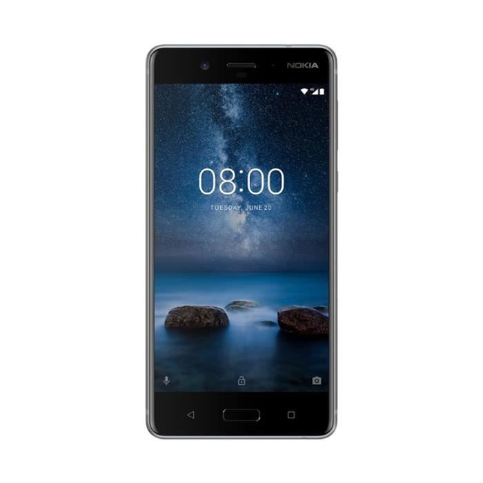 TIM Nokia 8, 13,5 cm (5.3"), 64 Go, 13 MP, Android, 7.1.1, Gris ...