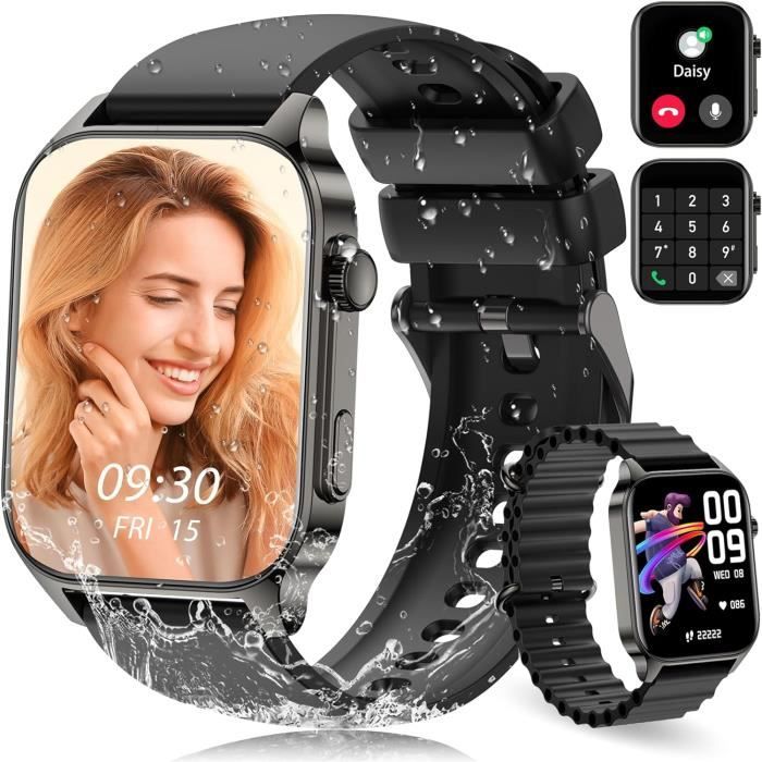 Montre Connectée Femme Homme Sport, Montre Intelligente Avec Appels ...