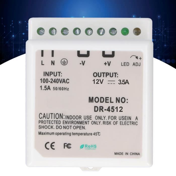 Alimentation De Commutation Led Régulée Réglable Pour Armoire