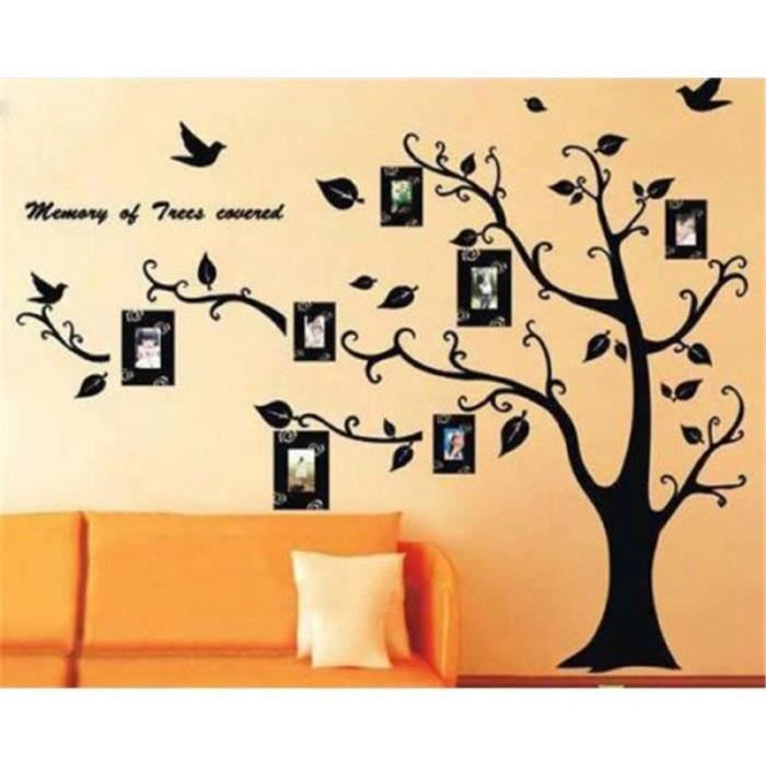 Glife04338-Sticker Murale Autocollant Photo Arbre mural de devis ...