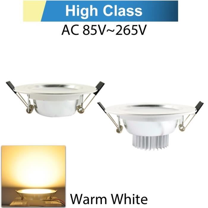 SPOTS,Warm White HighClass-5W--Spot lumineux LED encastrable Ultra fin ...