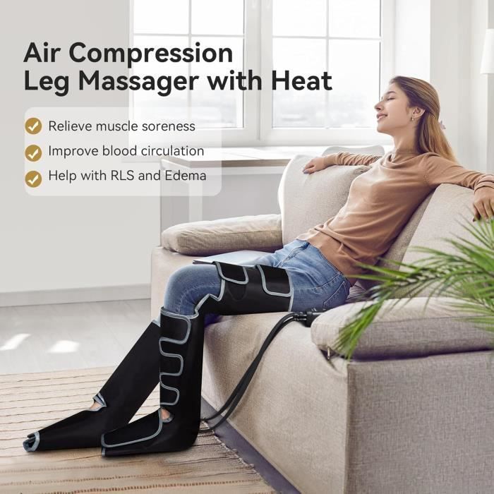 Appareil De Massage À Compression D'Air Massage Jambes Pour La ...