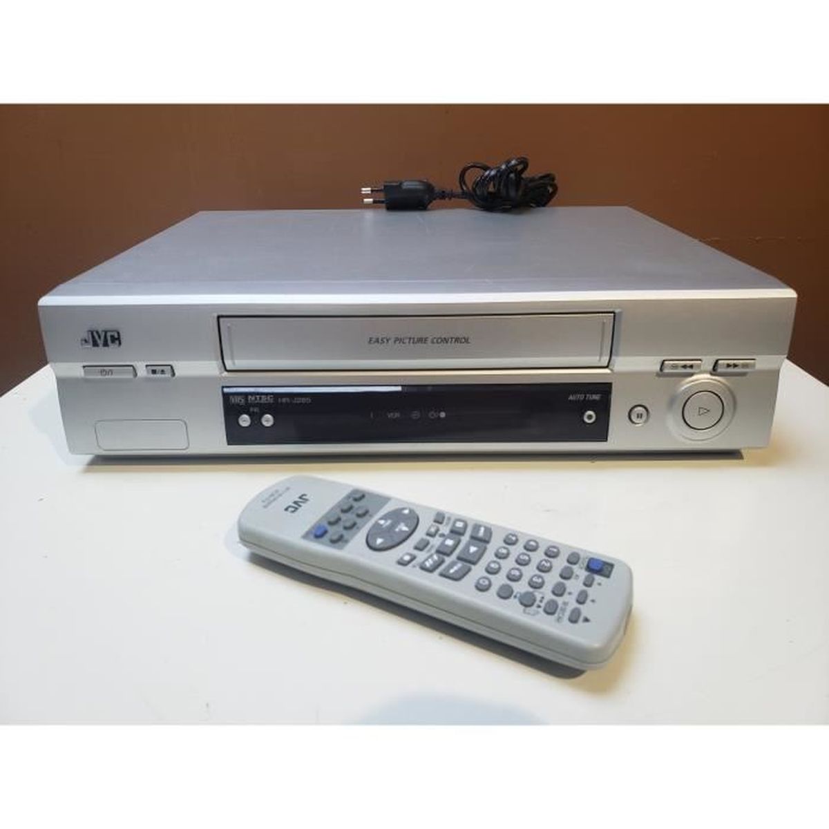 MAGNETOSCOPE JVC HR-J285 FORMAT PAL LECTEUR ENREGISTREUR K7 CASSETTE VIDEO VHS + TEL - Cdiscount ...
