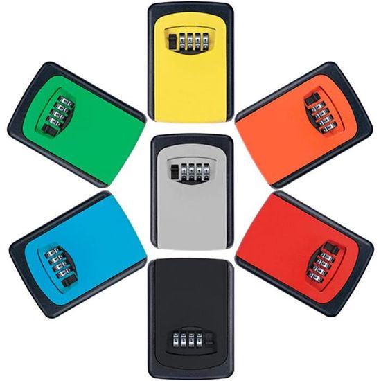 Boîte À Clé Sécurisée Exterieur Coffre A Clef avec Code 4 Chiffres ...