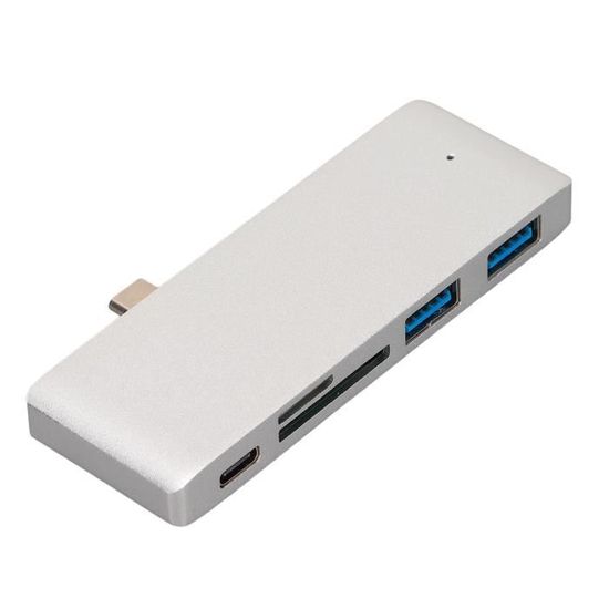 Hub USB C - DILWE - Dongle USB C 5 en 1 - Charge rapide PD - Léger et ...