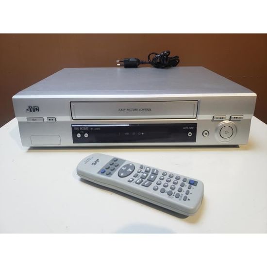 MAGNETOSCOPE JVC HR-J285 FORMAT PAL LECTEUR ENREGISTREUR K7 CASSETTE VIDEO VHS + TEL - Cdiscount ...