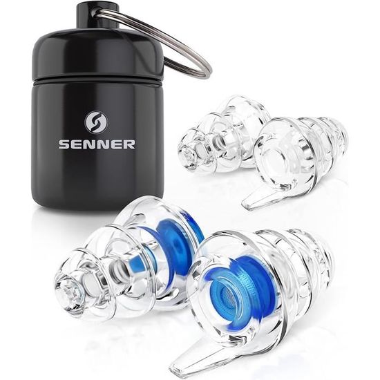 Bouchons d’Oreille Senner MusicPro avec étui en Alm Idéal pour Les ...