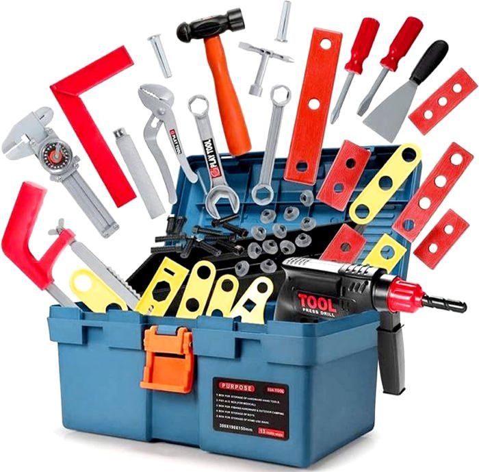 Boite A Outils Enfant Malette Outils Enfant Jouet Enfant 3 4 5 6 Ans ...