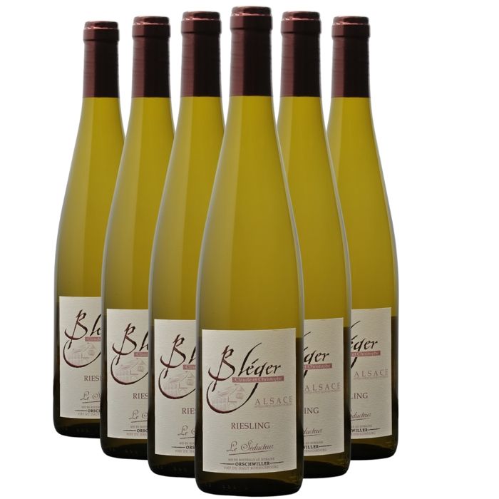 Domaine Claude et Christophe Bléger Alsace Riesling Le Séducteur 2022 - Vin Blanc d' Alsace ...