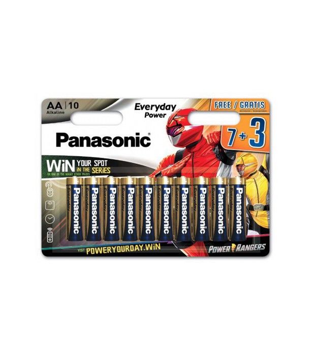PANASONIC - Piles Panasonic - Everyday Power LR06 AA - 7 Piles + (3 ...