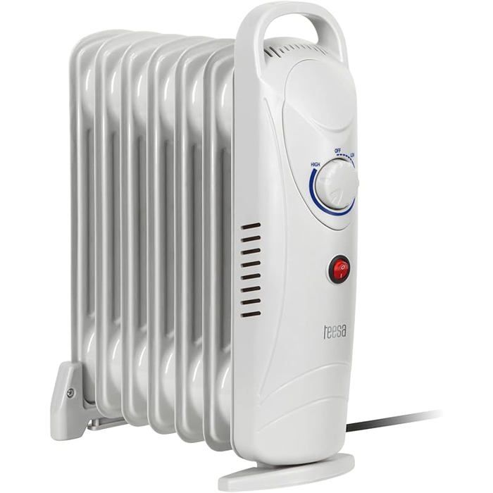 Electric Oil Filled Radiator 800 W (7 Ribs), Radiator with Thermostat ...