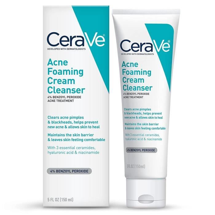 150ml Cerave Acne Foaming Cleanser Acne And Blackheads Treatment Moisturizing Oil Control Gentle ...