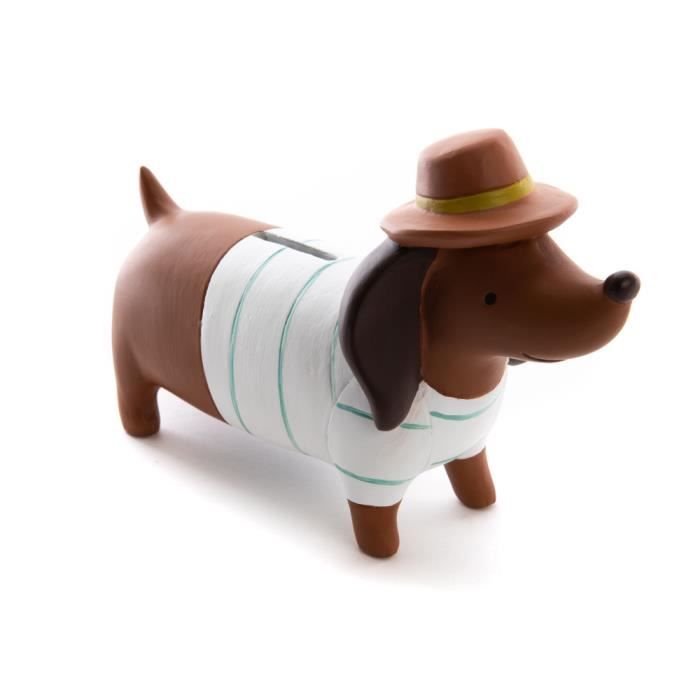 Tirelire chien Marcel - Amadeus 15 Marron - Cdiscount Maison