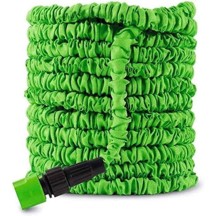 Tuyau Arrosage Extensible Xxl Hose 22M + Pistolet 7 Jets By - Vert ...