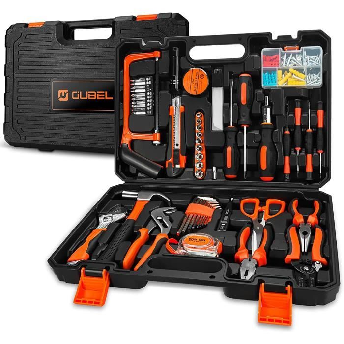 Mallette Outils 145 Pièces, Boîte à outil, Complète Coffre à Outils ...