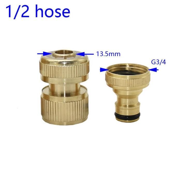 Tuyau d'arrosage,Connecteur rapide femelle pour tuyau d'arrosage,1-2,5-8,3-4 à 3-4 ",16,20mm,en ...
