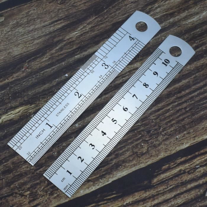 Regle - equerre,Règle Mini droite 10cm-4 pouces,petit calibre ...