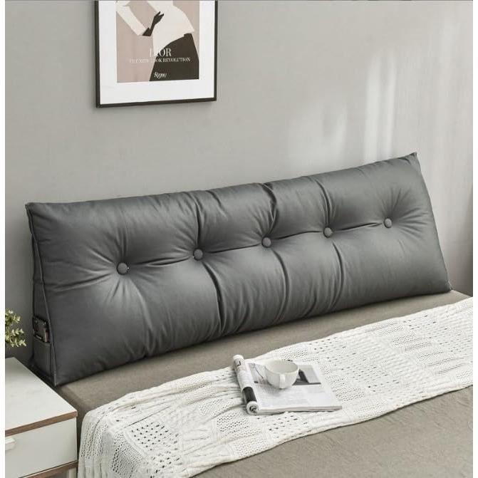 Grand Coussin De Lecture Triangulaire Lavable Pour Lit, Méditation ...