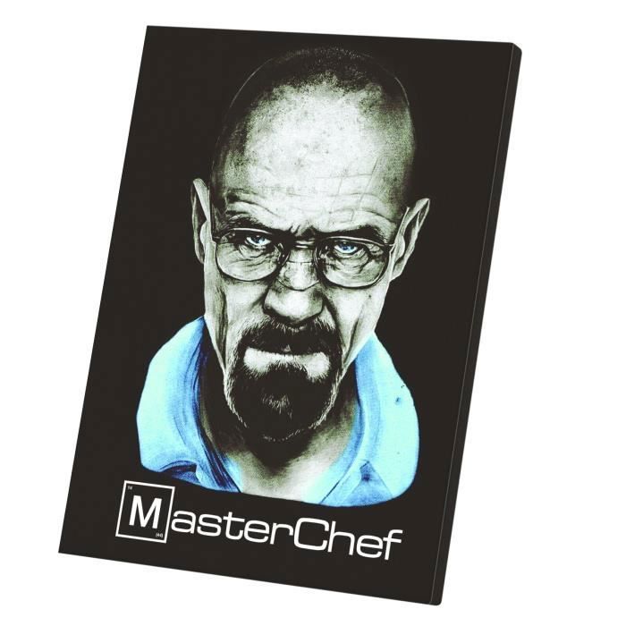 Tableau Décoratif Breaking Bad Walter White Masterchef 30 Cm X 40 Cm