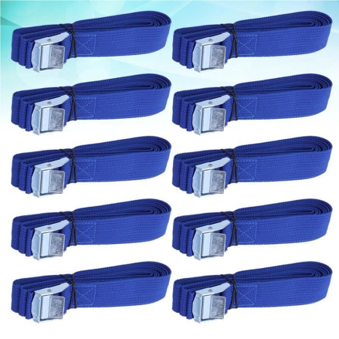 10 pièces sangles d'arrimage avec boucle en acier, rapides sangle ...