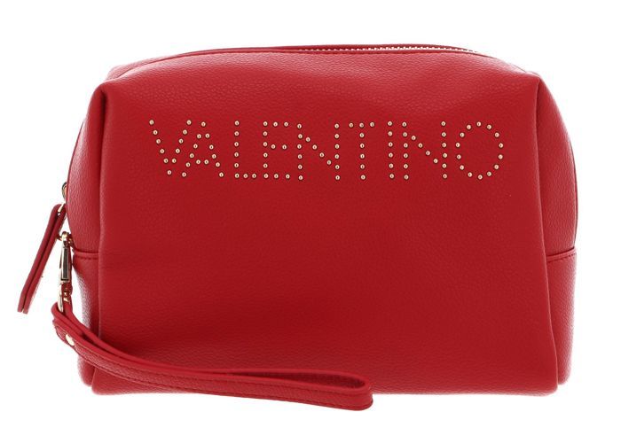 VALENTINO Trousse de toilette rouge pour femme - Pie Re Soft Cosmetic Case Rosso 231420 rouge ...