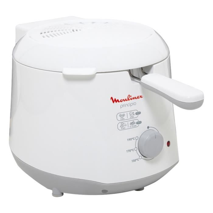 Moulinex Mini Friteuse Principio 1.2 L 1000 Watts Blanc - Cdiscount ...