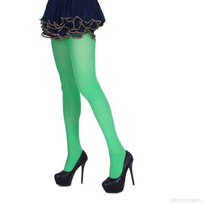 Vert Bas collants multicolores pour femmes, collants Sexy, à la mode ...