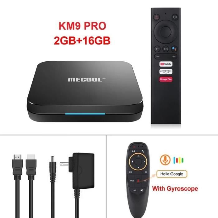 Boîtier TV - RNCYN - KM9 PRO - Android 10 - 4 Go RAM - 64 Go Stockage ...