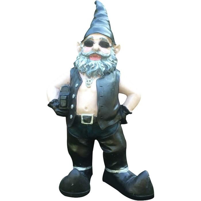 Lefeindgdi Statues de motard nain de jardin en résine 16 cm170 ...