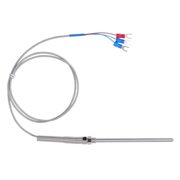Kaifshop - Thermocouple de sonde Sonde BERM 100mm Thermocouple PT100 ... Kaifshop - Thermocouple de sonde Sonde BERM 100mm Thermocouple PT100 ...