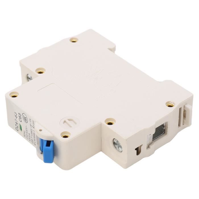 Tbest Dispositif de protection de courant Disjoncteur miniature 1P 4500A capacité de rupture ...