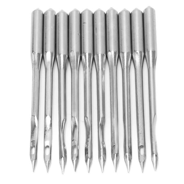 TMISHION aiguilles en acier pour machine à coudre Lot de 10 aiguilles pour machine à coudre ...