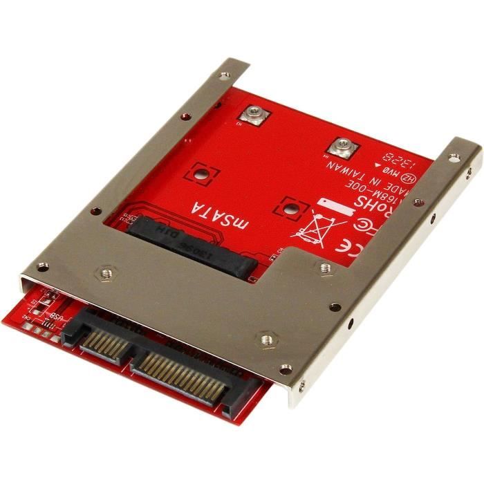 Adaptateur Msata Ssd Vers Sata 2,5" - Carte Convertisseur Msata Ssd Vers Sata 2,5" (Sat32Msat257 ...