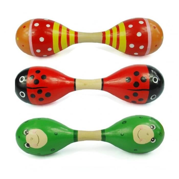 Infantile petit instrument de musique en bois d'enseignement outil de ...