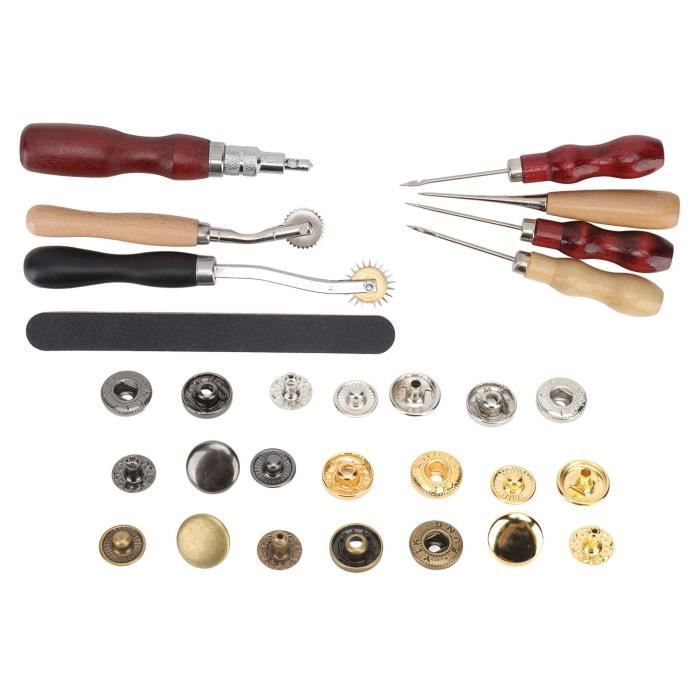 Zerone kit de fabrication d'artisanat du cuir 16 Modèles 28 PièCes Kit ...