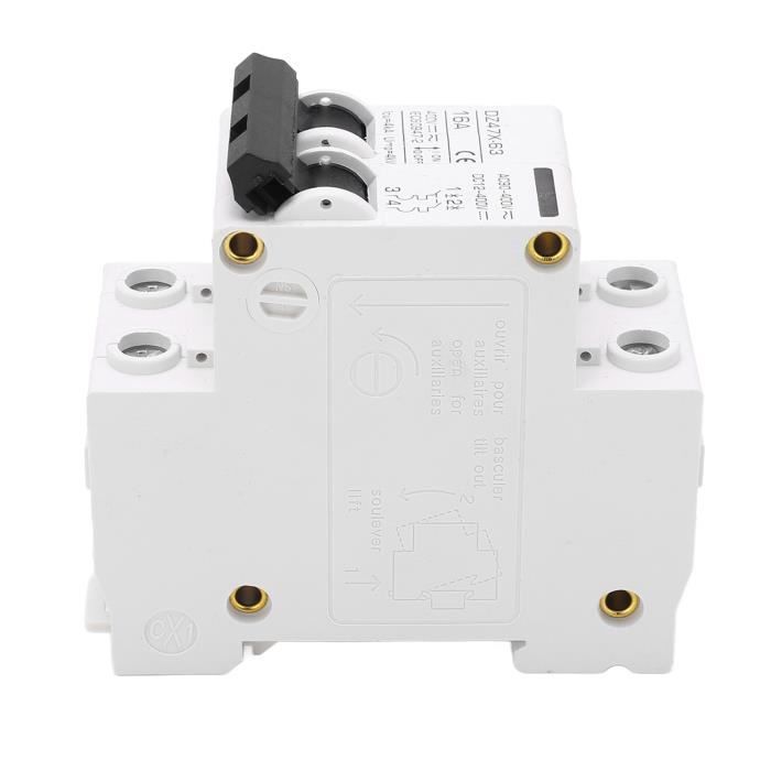 Zerone 2P Mini DC AC Disjoncteur 2P Mini disjoncteur ca cc 4000A capacité de rupture Pa66 petit ...