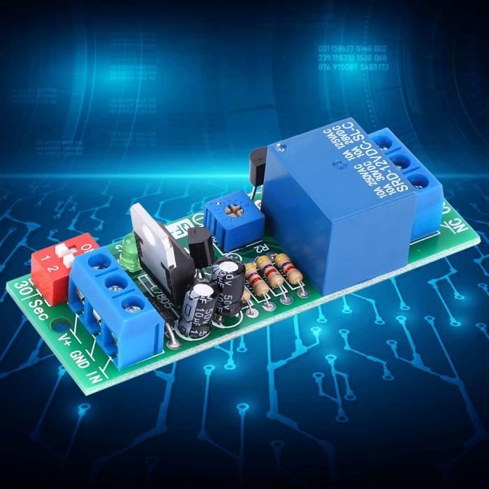 Zerone Interrupteur De Relais De Minuterie Module De Commutation De Relais De Minuterie Rd21n