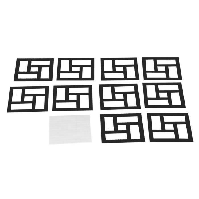 Zerone sticker de plafond Taille ligne miroir autocollant plafond ...