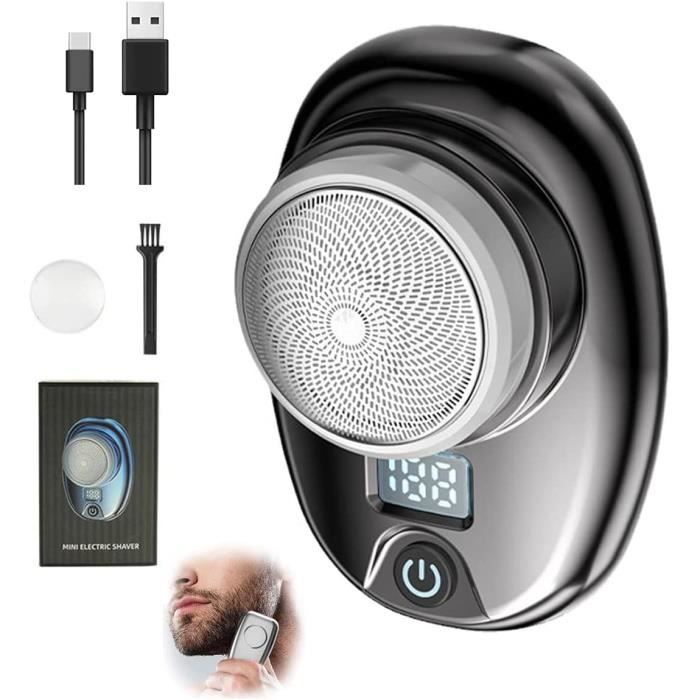 Mini rasoir, rasoir électrique portable pour homme,rechargeable par USB ...
