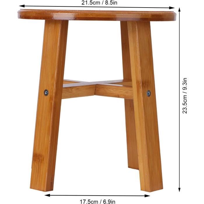 Siège Enfant, Tabouret Bas, Tabouret En Bambou Anti-Mites, Pour Les ...