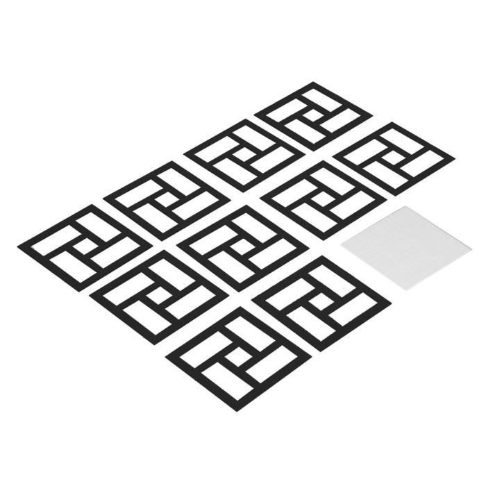 Zerone sticker de plafond Taille ligne miroir autocollant plafond ...